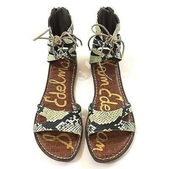 Sam Edelman | Shoes | Sam Edelman Gwenna Flat Thong Tie Cage Sandal ...